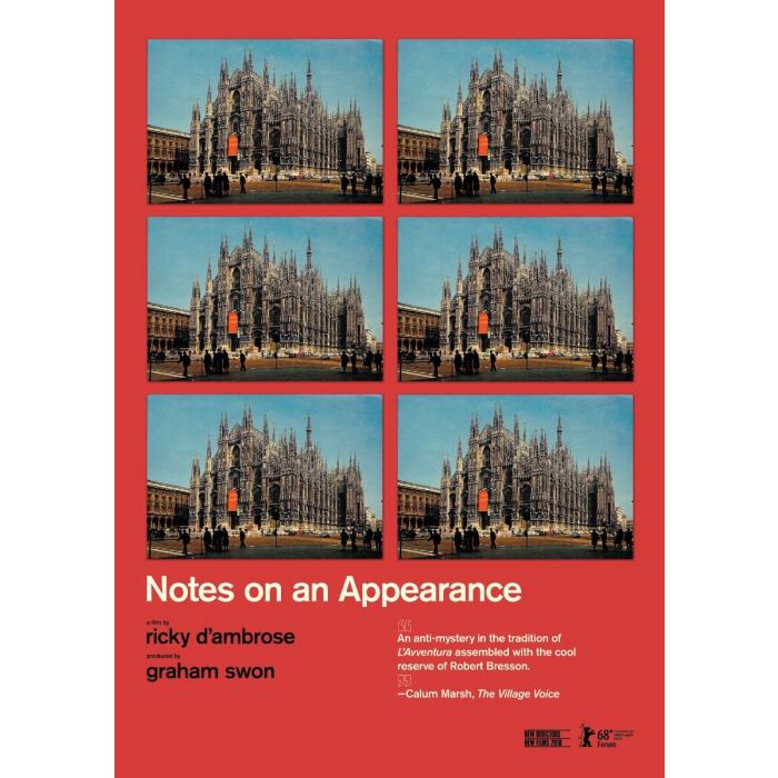 Notes on an Appearance DVD